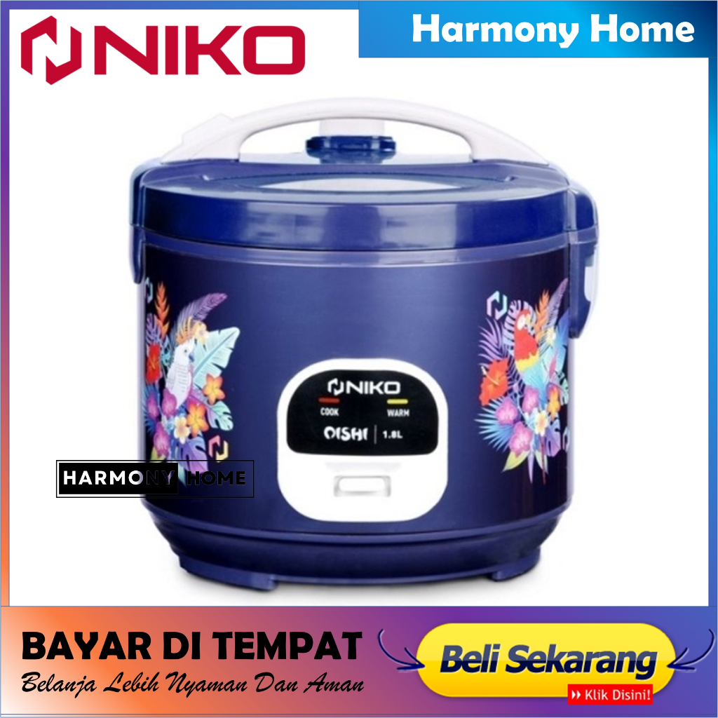 Jual Mejikom Niko Oishi Amazon 1.8 Liter Penanak Nasi / Mejikom / Rice ...
