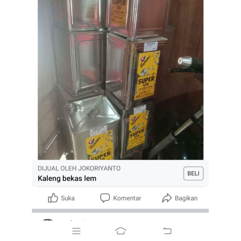 Jual KALENG BLEK BEKAS LEM | Shopee Indonesia