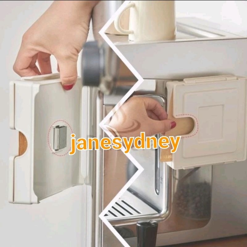 Jual Coffee Filter Paper Magnetic Storage Box Holder Case For V60 Paper ...