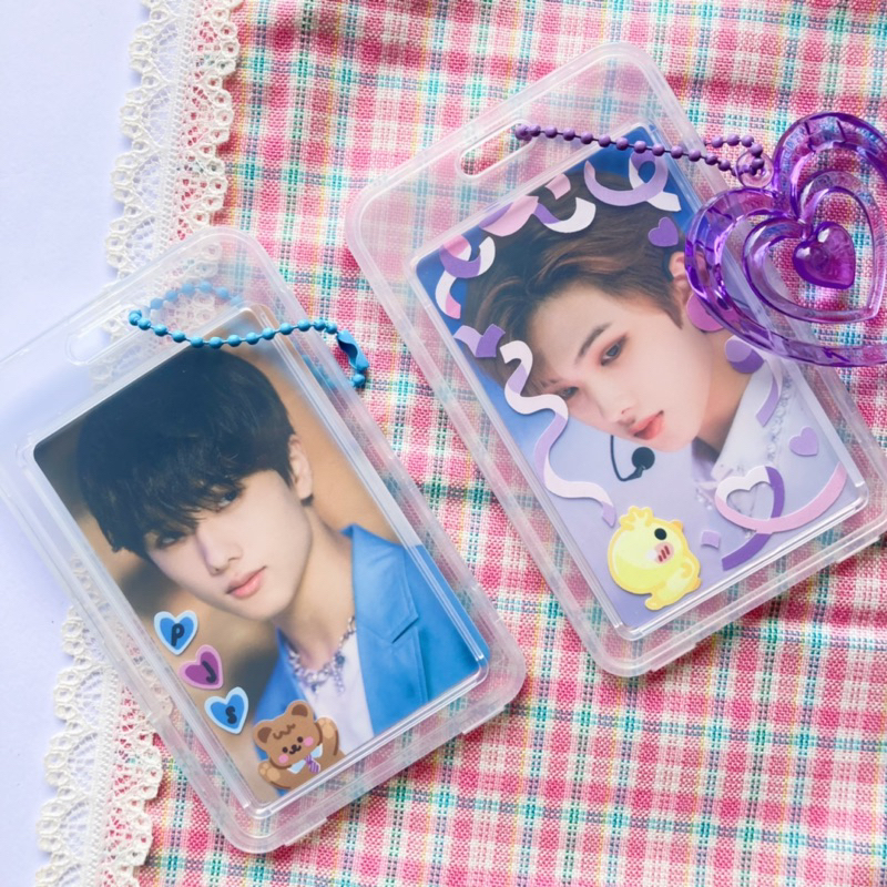 Jual Clear Photocard Holder ID Card Case Plastik / Plastic Sticker ...