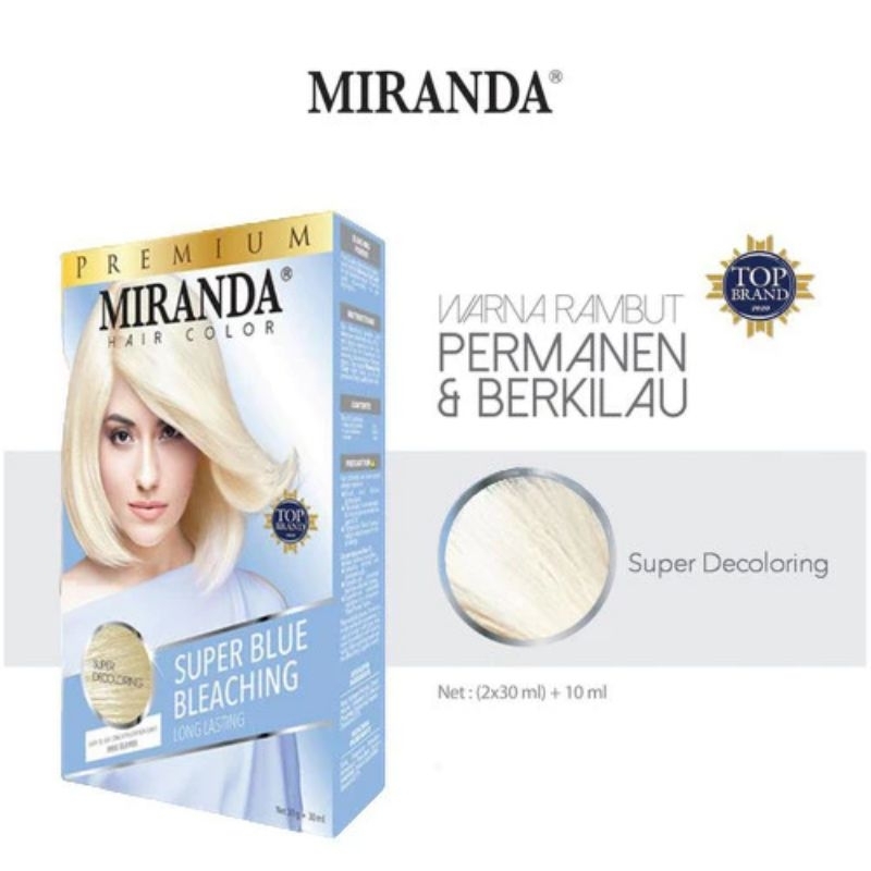 Jual MIRANDA Hair Color Pastel Series 30ml /Cat Rambut Miranda Pastel ...