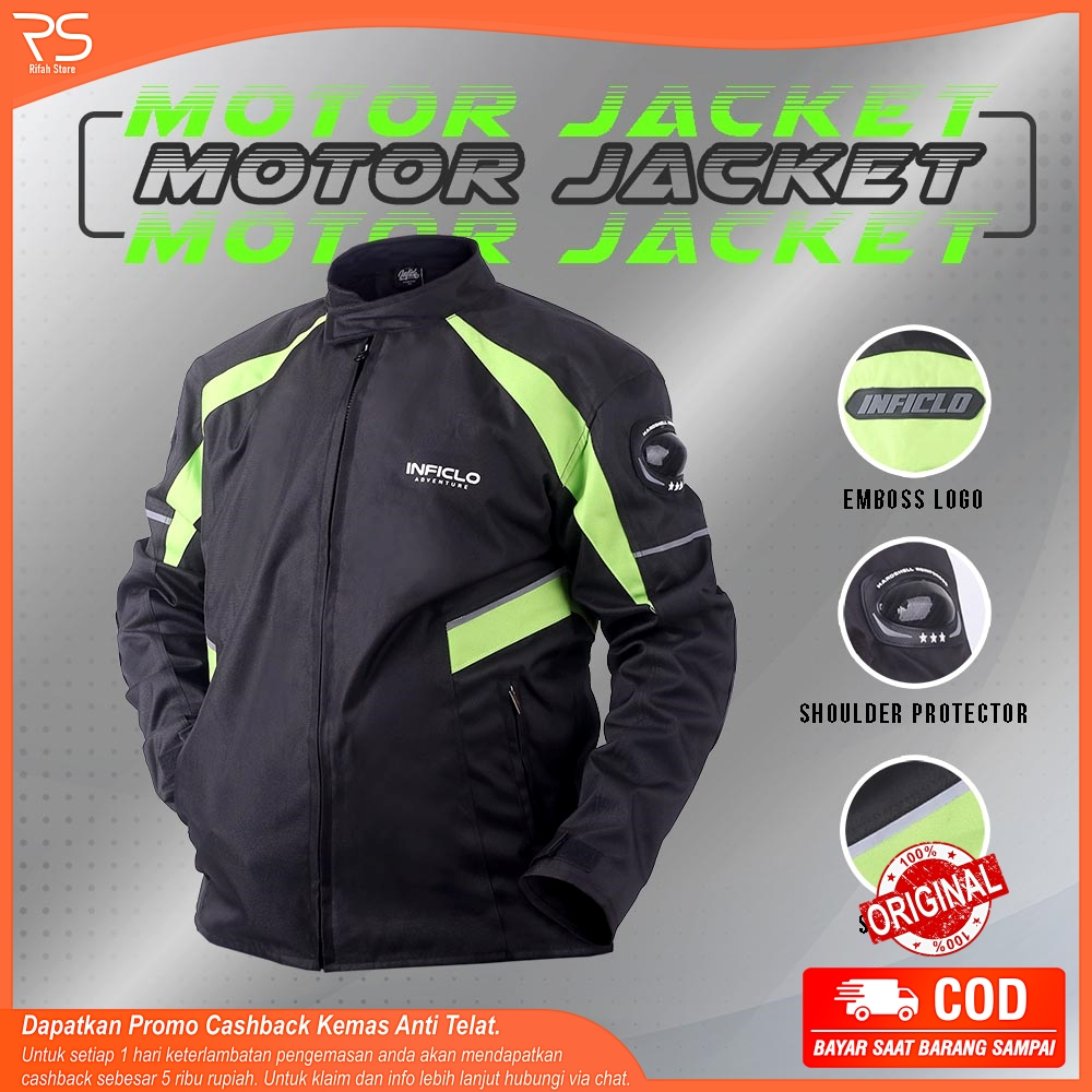 Jual Jaket Motor Pria Touring Waterproof Kuat dan Awet Dilengkapi ...