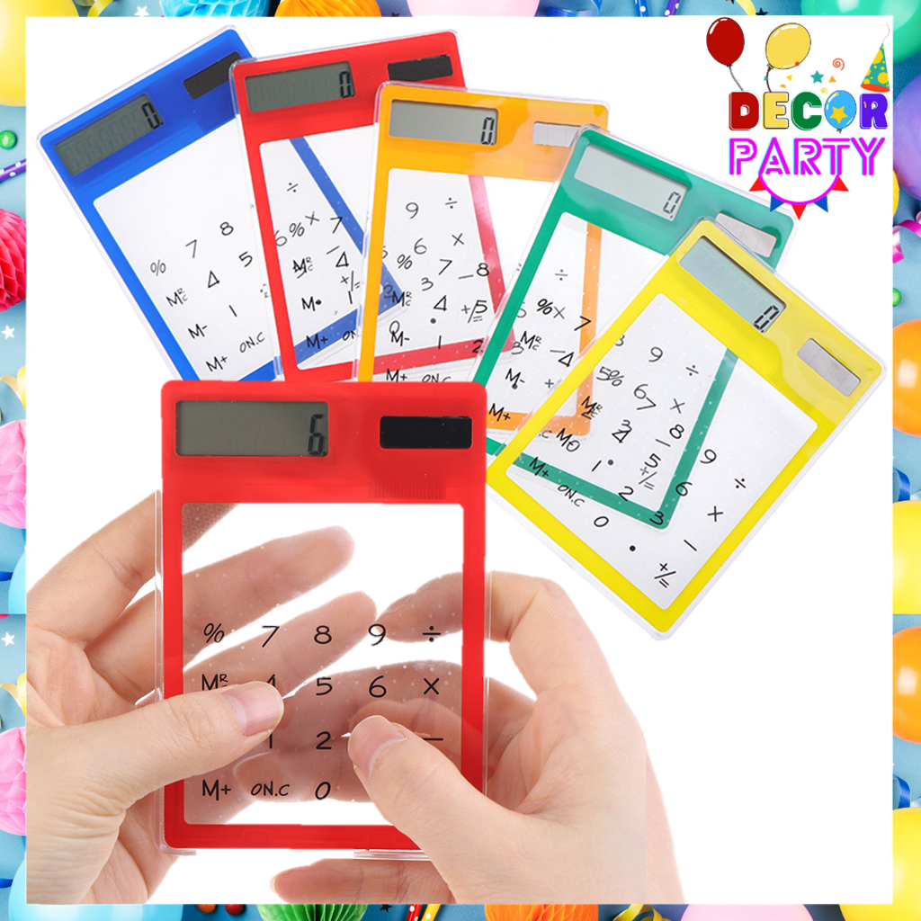 Jual DP Kalkulator Transparan 8 Digit Mini Aesthetic Calculator Mini ...