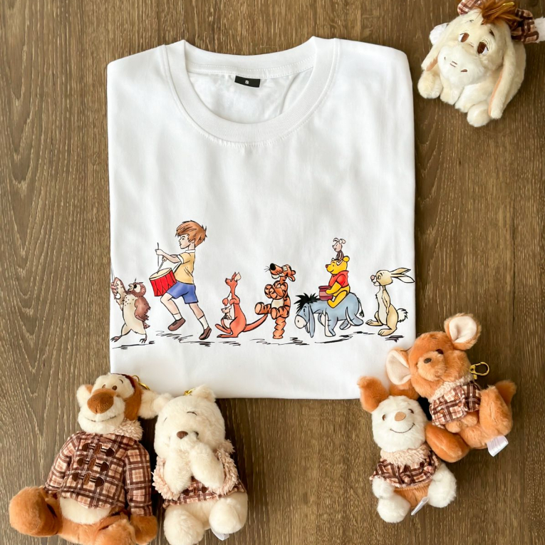 Jual Mimi & Milo Winnie the Pooh & friends cotton tshirts baju kaos ...