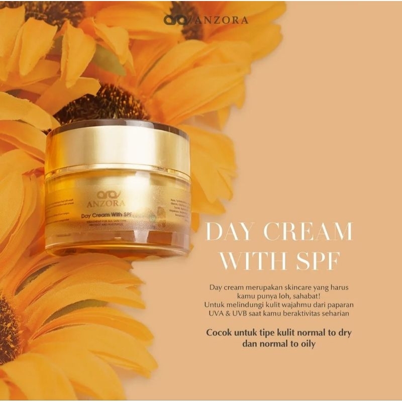 Jual ANZORAA BEAUTY || DAY CREAM WITH SPF ANZORA MENCERAHKAN | Shopee ...