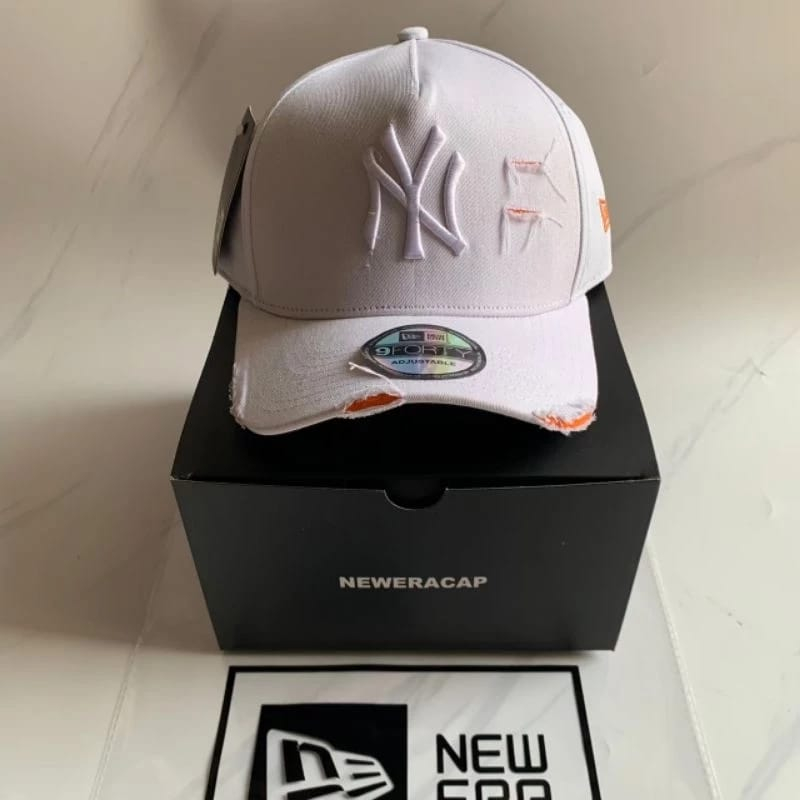 Jual TOPI BASEBALL HAT DAMAGE RIPPED SOBEK NY NEW YORK YANKES, TOPI ...