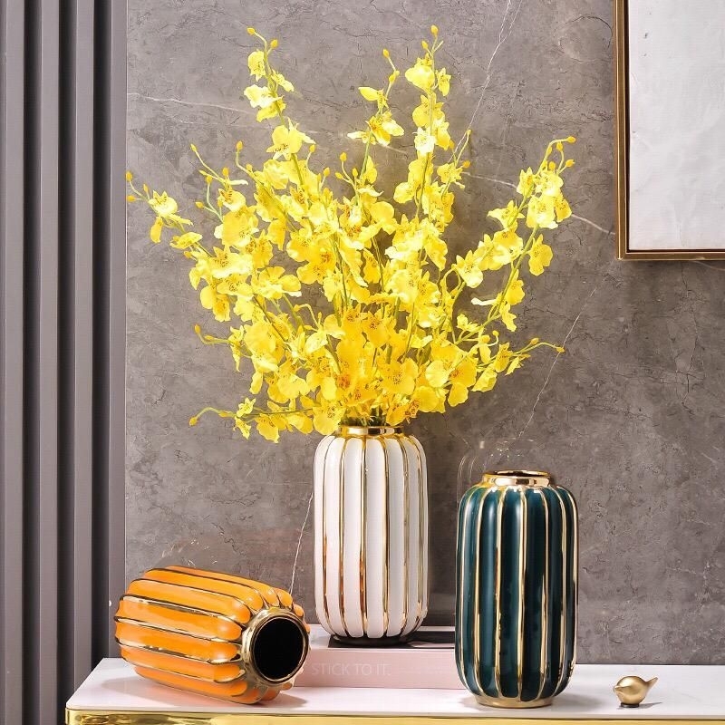Jual Vas Bunga Estetik Vas Bunga Keramik Vas Keramik Gold Vas Gold