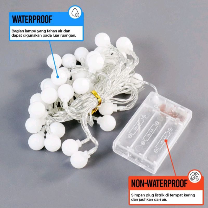 Jual Lampu Hias Tenda Camping Glamping Outdoor String Light Lamp LED ...