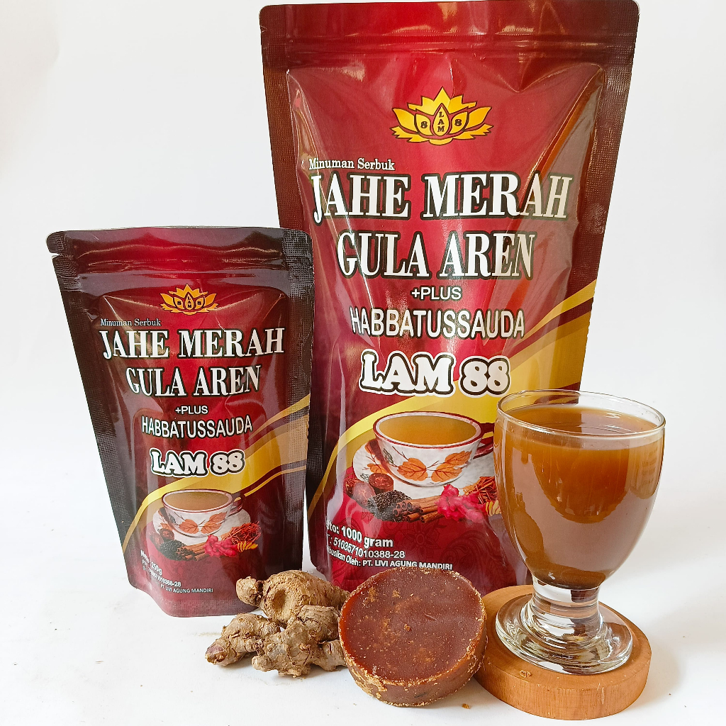 Jual 100% Original Jahe Merah Gula Aren Plus Habbatussauda | Shopee ...