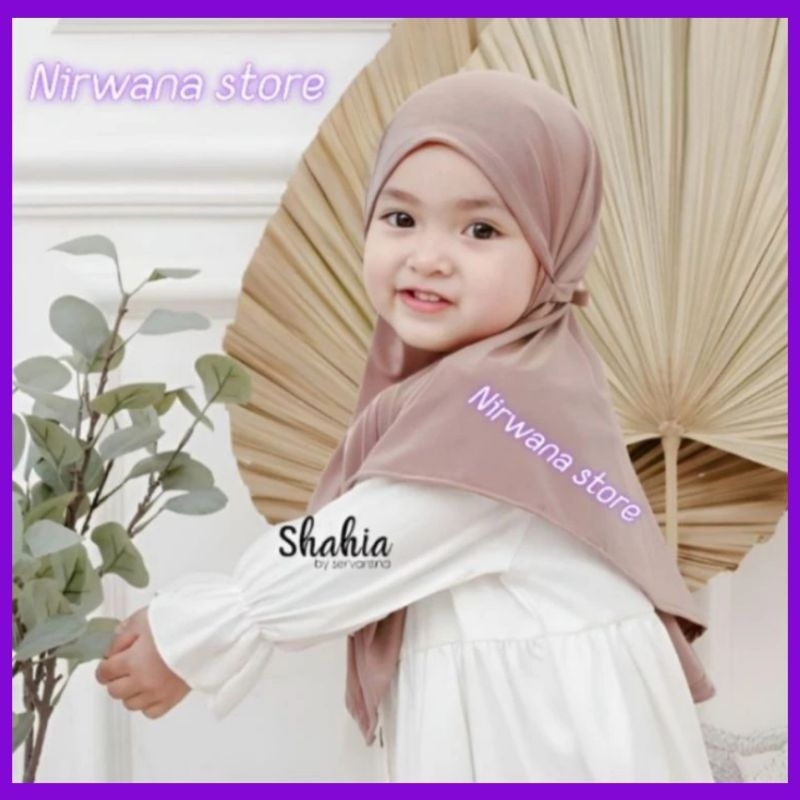 Jual kerudung bayi 0 6 12 bulan sampai 1 2 tahun Shahia Hijab bayi jilbab Baby jersey instan ...