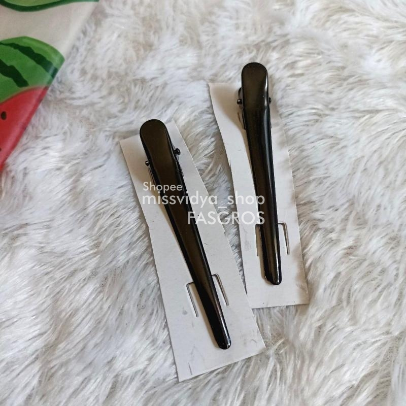 Jual Jepit Bebek 8cm Hitam [Bijian] | Jepit Rambut | Shopee Indonesia