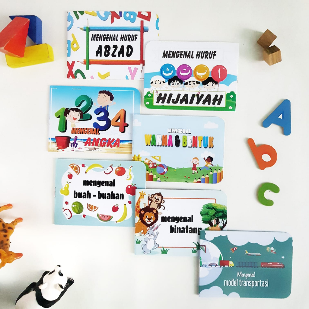 Jual MINI BOOK - Buku Pengenalan Bayi Anak Board Book Mini Mainan ...
