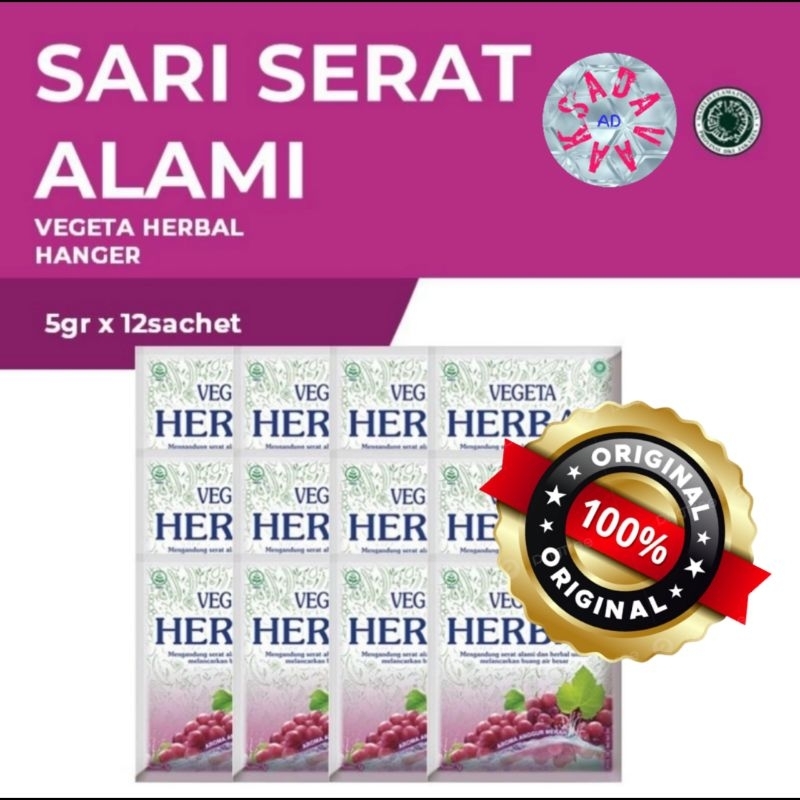 Jual VEGETA HERBAL ISI 12 SACHET | Shopee Indonesia