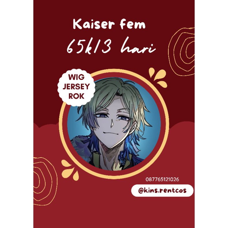 Jual RENTAL COSTUME KAISER FEMALE BLUE LOCK | Shopee Indonesia