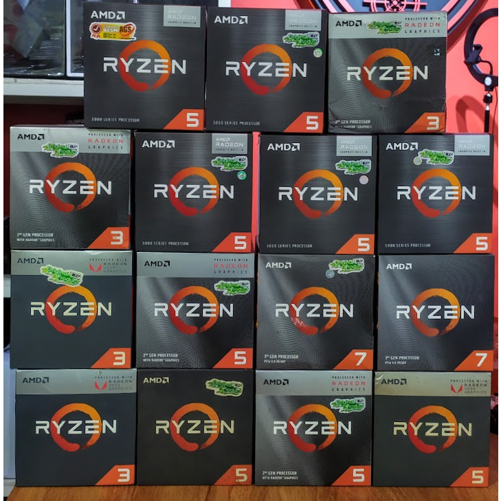 Jual Box Dus Kotak Kosong Amd Ryzen 3 Ryzen 5 Ryzen 7 Ryzen 9 Kosongan ...