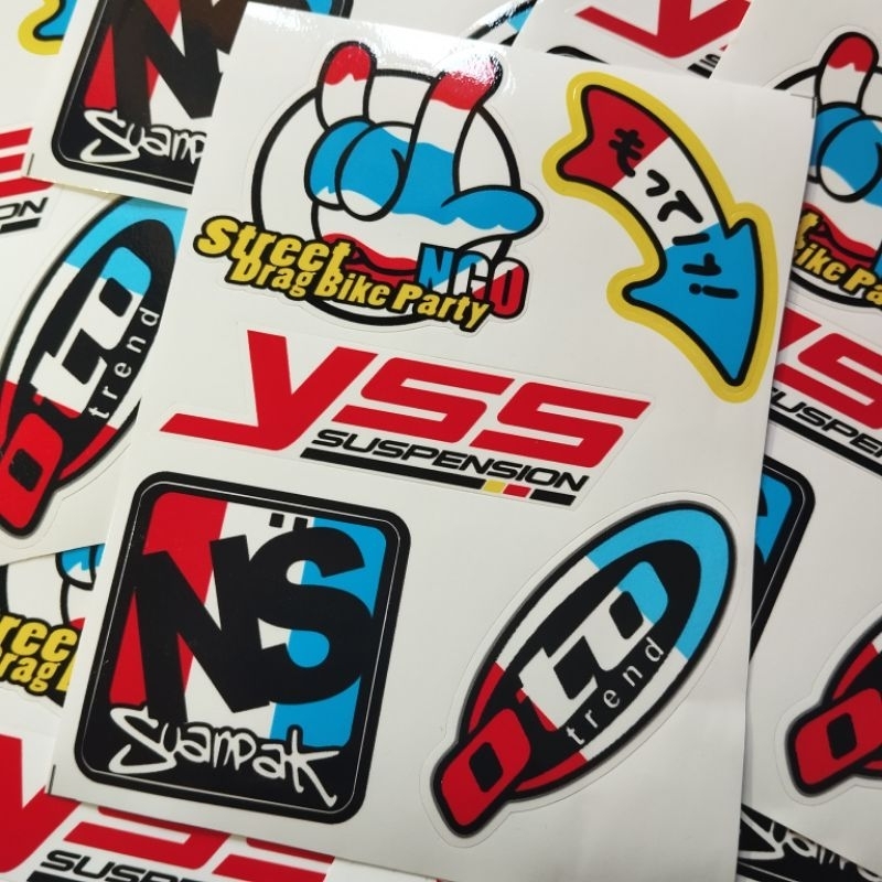 Jual STIKER STREET NGO DRAG BIKE PARTY YSS | Shopee Indonesia