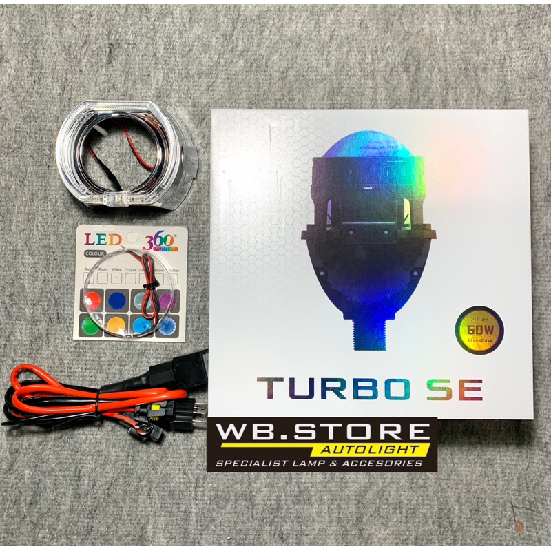 Jual COMBO PAKET HEMAT BILED AES TURBO SE Double Laser 60 WATT ORIGINAL ...