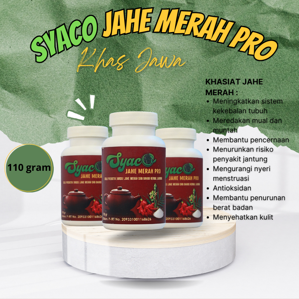 Jual Minuman Jahe Bubuk Sari Jahe Merah Teruji Bpom Shopee Indonesia