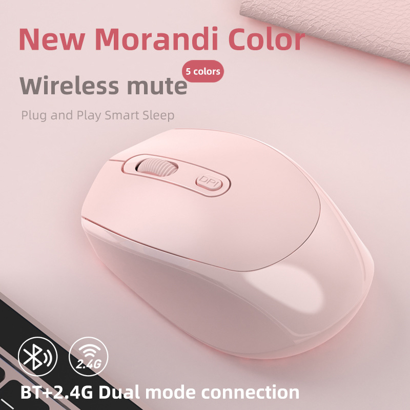 Jual Mouse Wireless 2.4GHz Optical Sensor 1600 dpi Portabel Office Mice ...