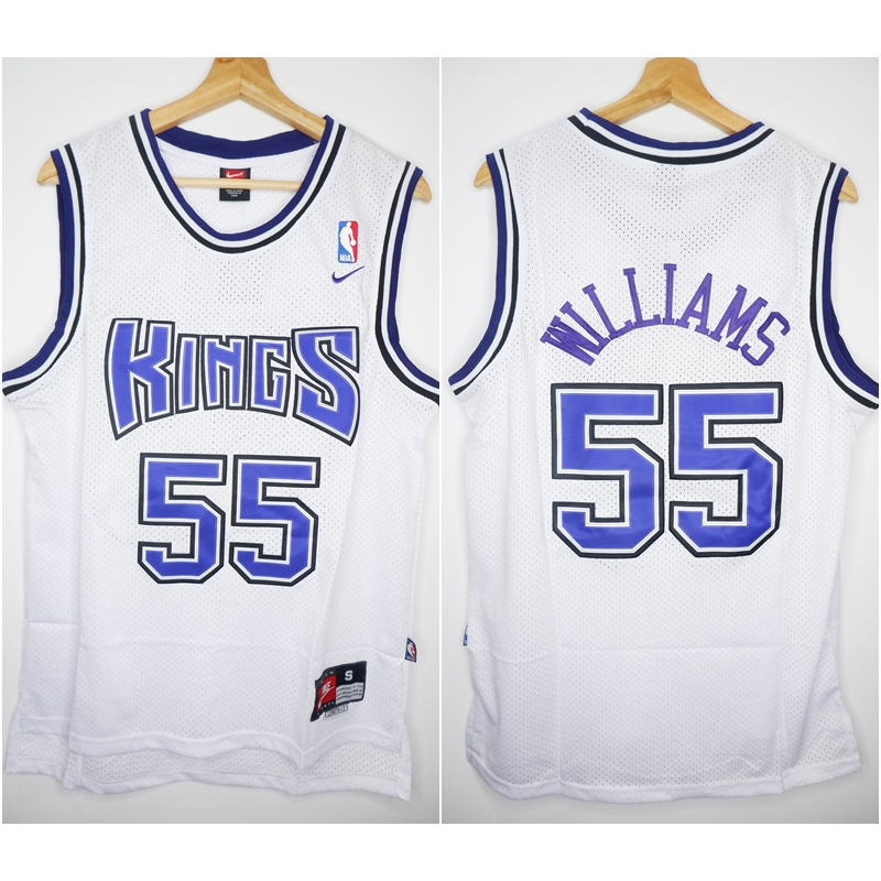 Jual JERSEY BASKET NBA CLASSIC HWC KINGS #55 JASON WILLIAMS PUTIH ...