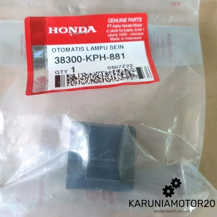 Jual Flasher Sen Sein Supra X 125/Karisma/Star/Prima/Grand/Legenda/Beat/Vario 12V Original AHM ...