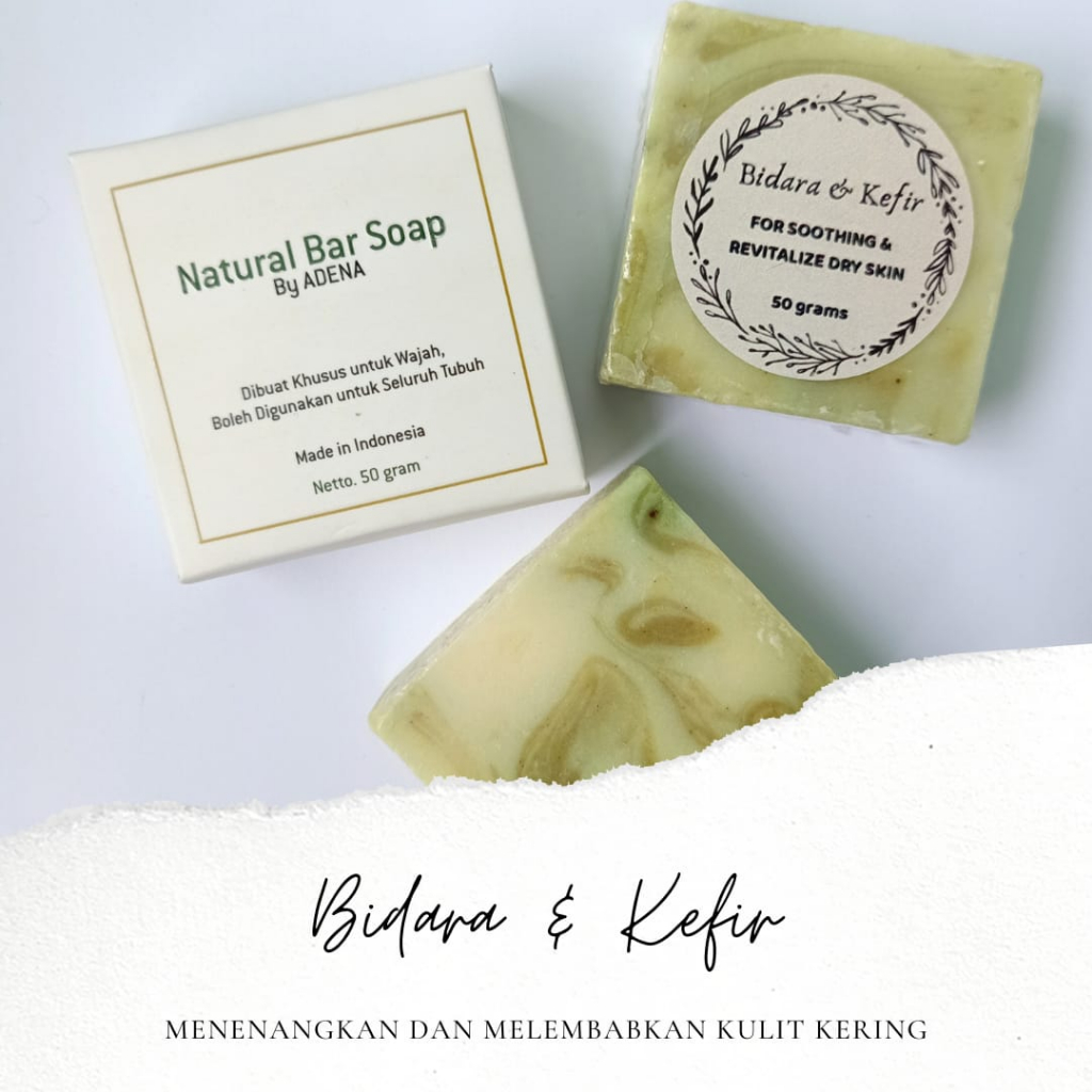 Jual ADENA Sabun NAtural 5 VARIAN KOMPLIT ( Kombinasi Kefir, Bidara ...