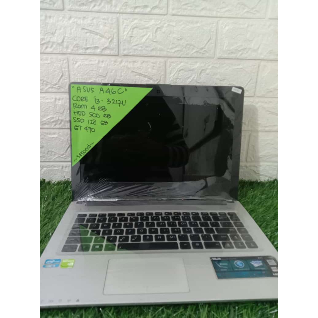 Jual ASUS A46C CORE I3-3217U RAM 4GB SSD 128GB HDD 500GB GT 740 14 INCH ...