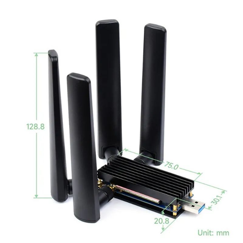 Jual Adapter Modem Rakitan DW5821e Waveshare 5G 4G Ngff M.2 B Key to ...