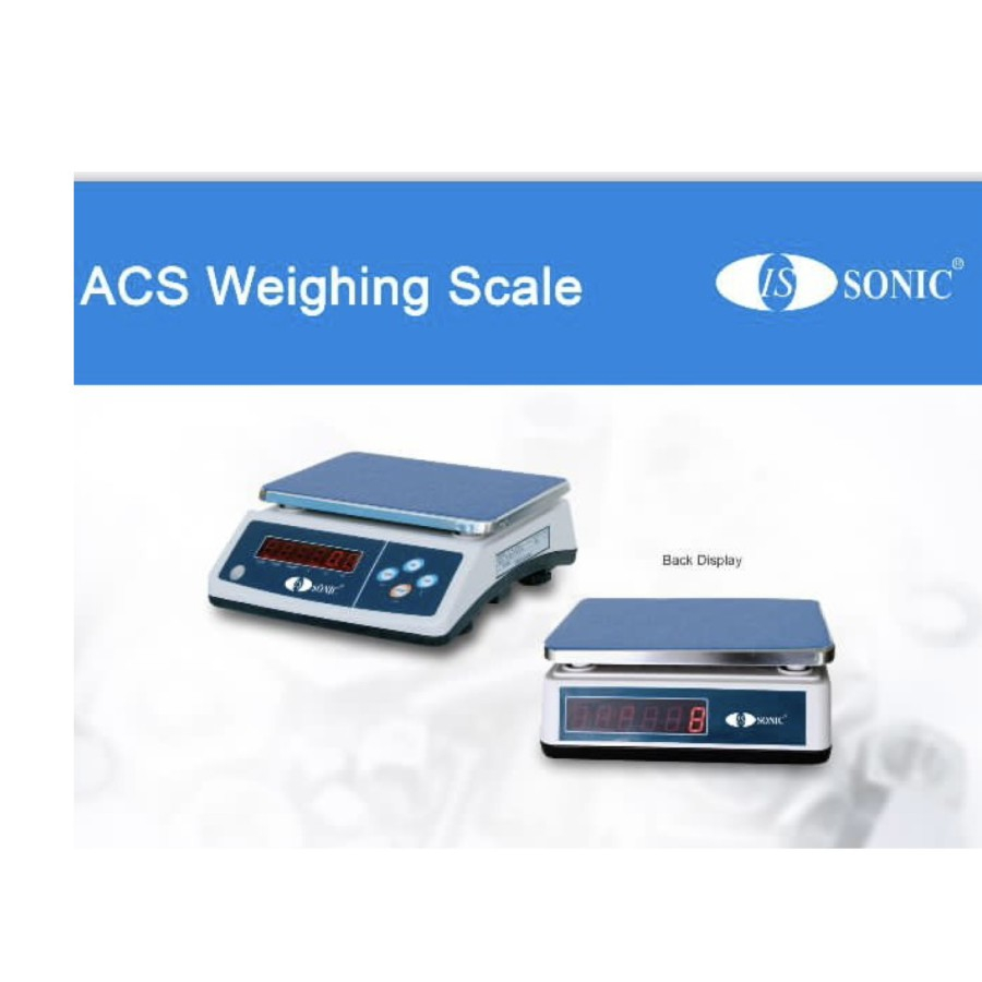 Jual Timbangan Meja Digital Sonic ACS RS Double Display Timbangan Walet | Shopee Indonesia