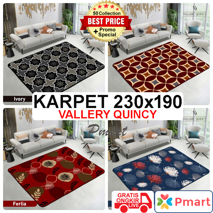 Jual KARPET VALLERY 230x190 / KARPET MALAYSIA / KARPET VALLERY QUINCY ...
