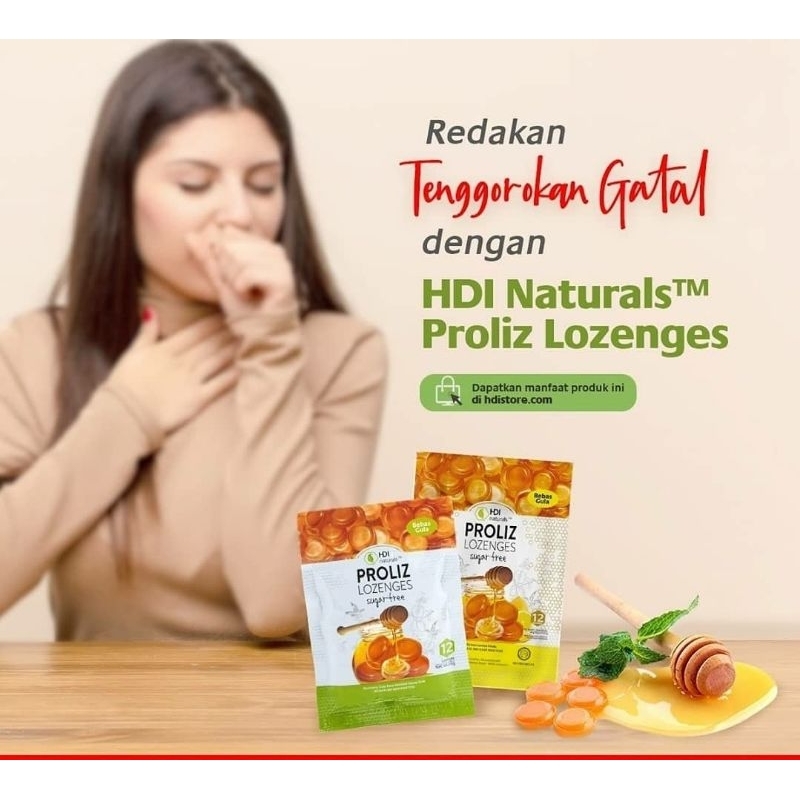 Jual PERMEN PROLIZ LOZENGES HDI 100% ORIGINAL & SEGEL. EXP 2026 ...