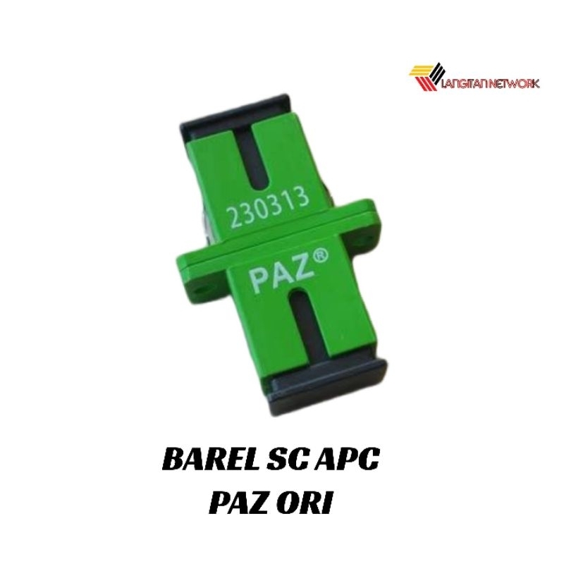 Jual adapter sc apc paz barel / adaptor sc apc / konektor fiber optic ...