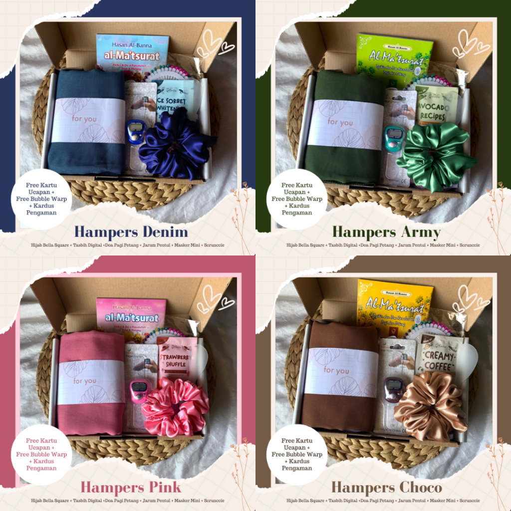 Jual [READY] Hampers / Gift Box / Parcel / Hadiah /Kado Hijab Tasbih ...