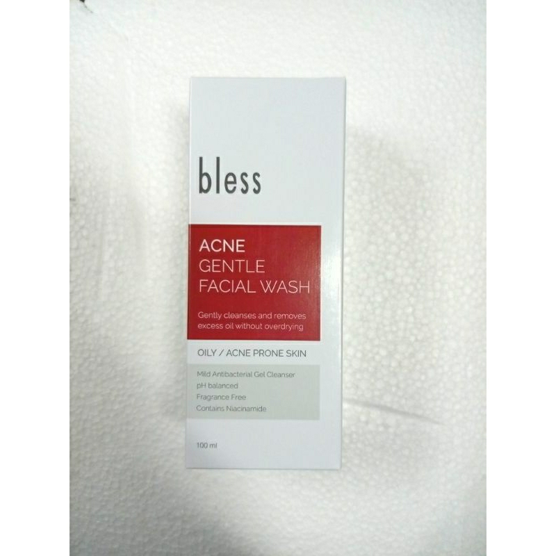 Jual BLESS ACNE GENTLE FACIAL WASH 100 ML | Shopee Indonesia