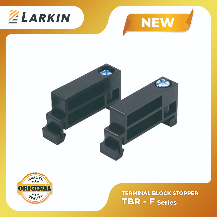 Jual Terminal Block Stoper Plastic penahan ujung TBR 10 Larkin CBR-F ...