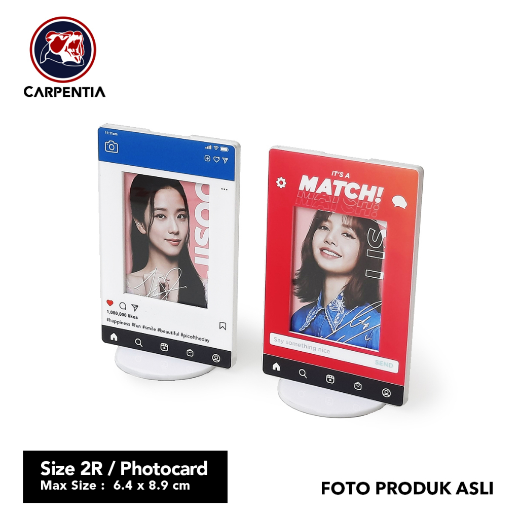 Jual Carpentia Bingkai Foto 2R / Photocard Holder KPOP Unik - Tipe 2C ...