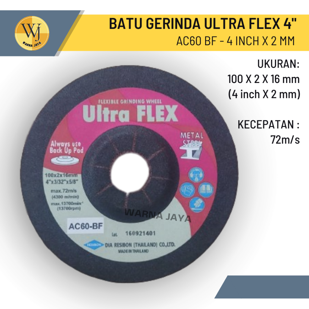 Jual BATU GERINDA FLEXIBLE ULTRA FLEX 4 X 2 | Shopee Indonesia