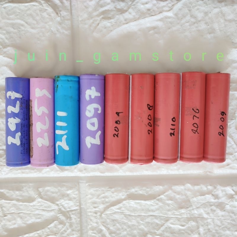Jual BATRAI 18650/BATRAI BEKAS/BATRAI COPOTAN/BATRAI LAPTOP | Shopee ...
