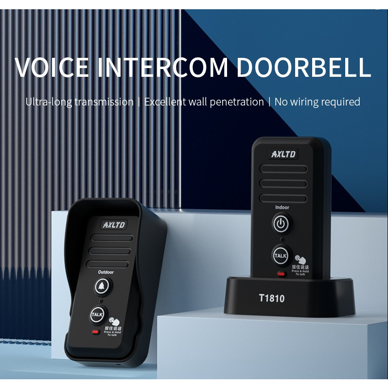 Jual Two-Way Wireless Audio Intercom Doorbell - Bel Pintu Rumah Voice Interkom Waterproof ...