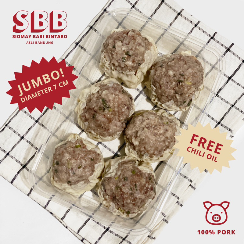 Jual Siomay Babi Jumbo FROZEN 6 pcs | Shopee Indonesia