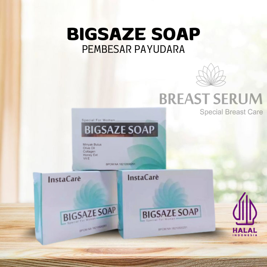 Jual Perawatan Dan Pembesar Pengencang Payudara Bigsaze Soap