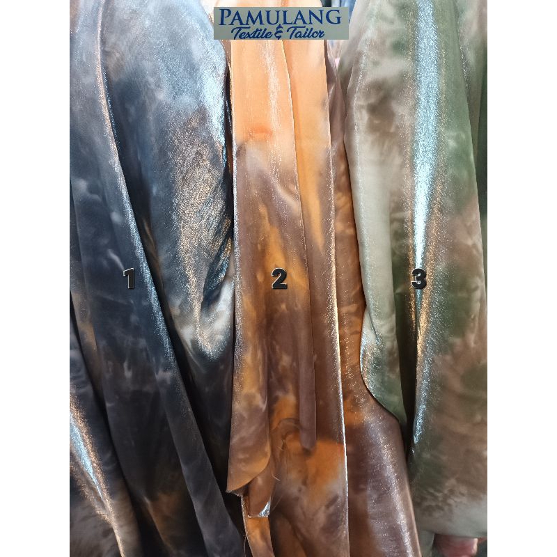 Jual Kain SHIMER PREMIUM Silk New GRADASI/OMBRE Motif || Harga Per ...