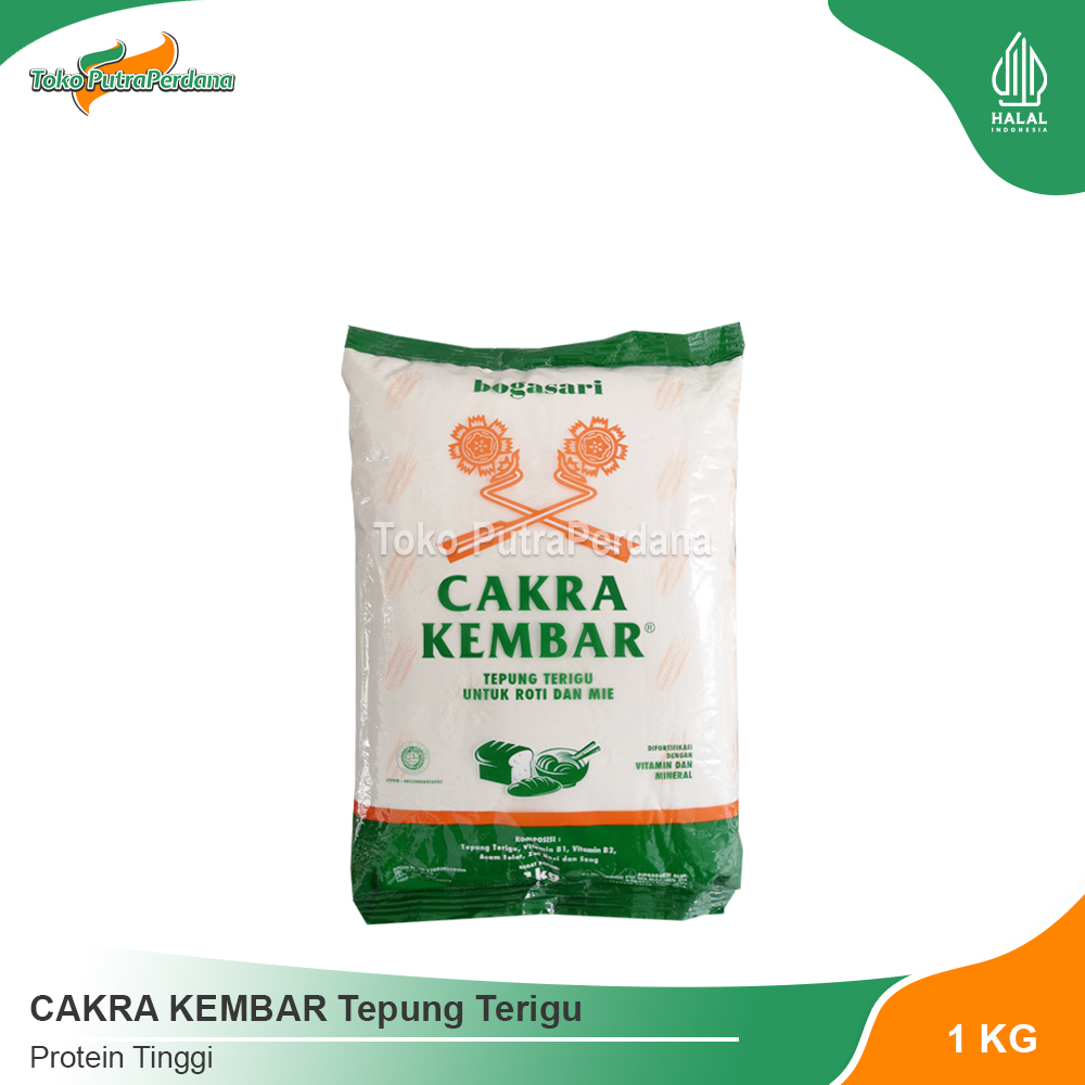 Jual CAKRA KEMBAR Tepung Terigu 1kg | Shopee Indonesia