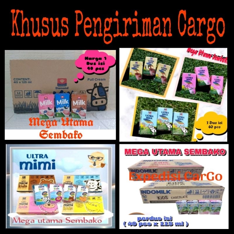 Jual Susu Uht ultra / Diamond / Ultra Mimi [ indomilk kids] uht kecil ...