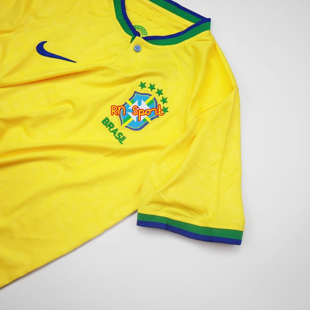 Jual JERSEY BOLA BRAZIL HOME 2022/23 IMPOR HIGH QUALITY | Shopee Indonesia
