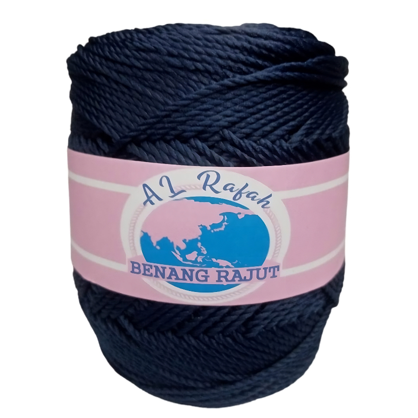 Jual BENANG RAJUT POLY KILAP PREMIUM NAVY | Shopee Indonesia