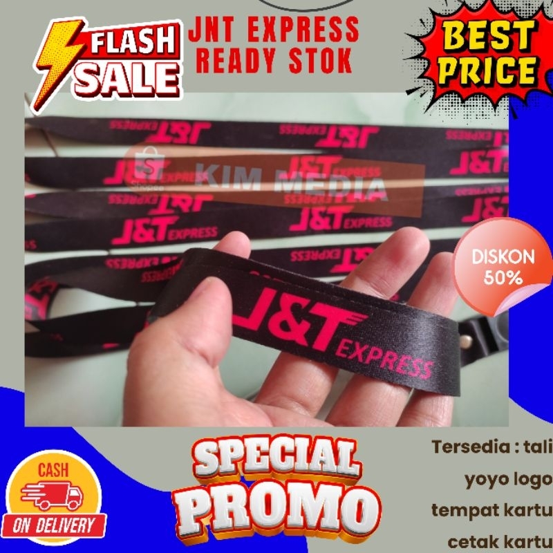 Jual (Ready stok)Tali id card Hitam JeNT ekspedisi printing Satuan ...
