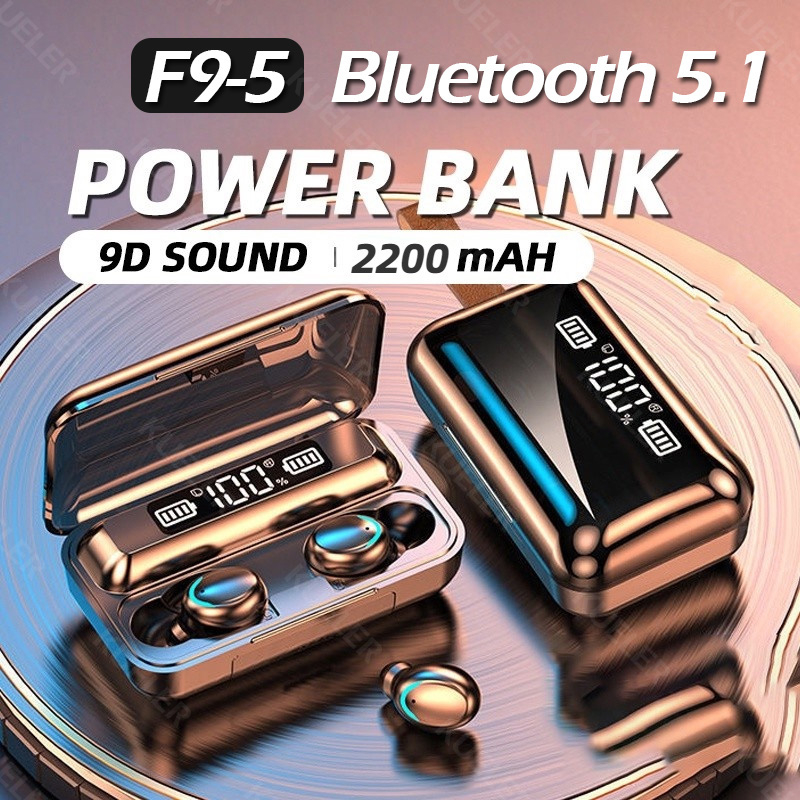 Jual M9 Display Headset Bluetooth 5.1 Smart Touch TWS Earbuds Bluetooth ...
