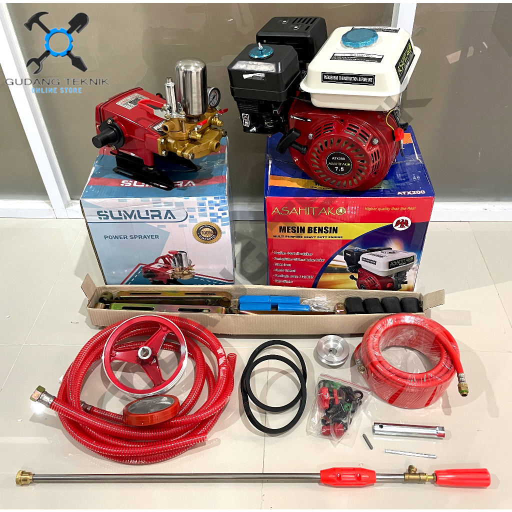 Jual PAKET B30 Mesin Steam Cuci Motor Mobil SUMURA PS30A SET / Alat Mesin Power Sprayer Setim ...