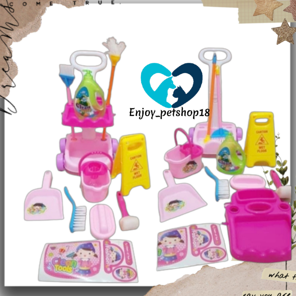 Jual Mainan Anak Edukasi Set Cleaning Car Dus Troli Cleaning | Shopee ...